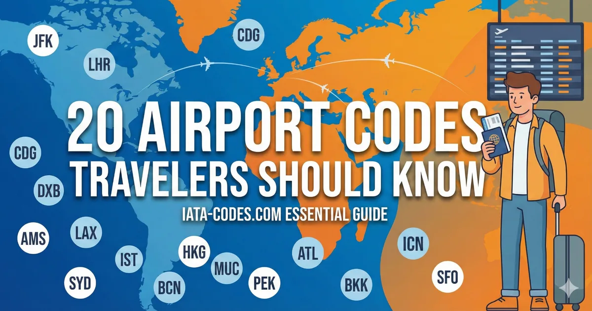 20 Códigos de Aeropuerto IATA Que Todo Viajero Debe Conocer - IATA ...